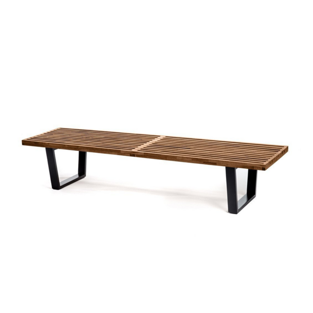 Reproduction of George Nelson Platform Bench 182cm - Walnut – TORONTO ...